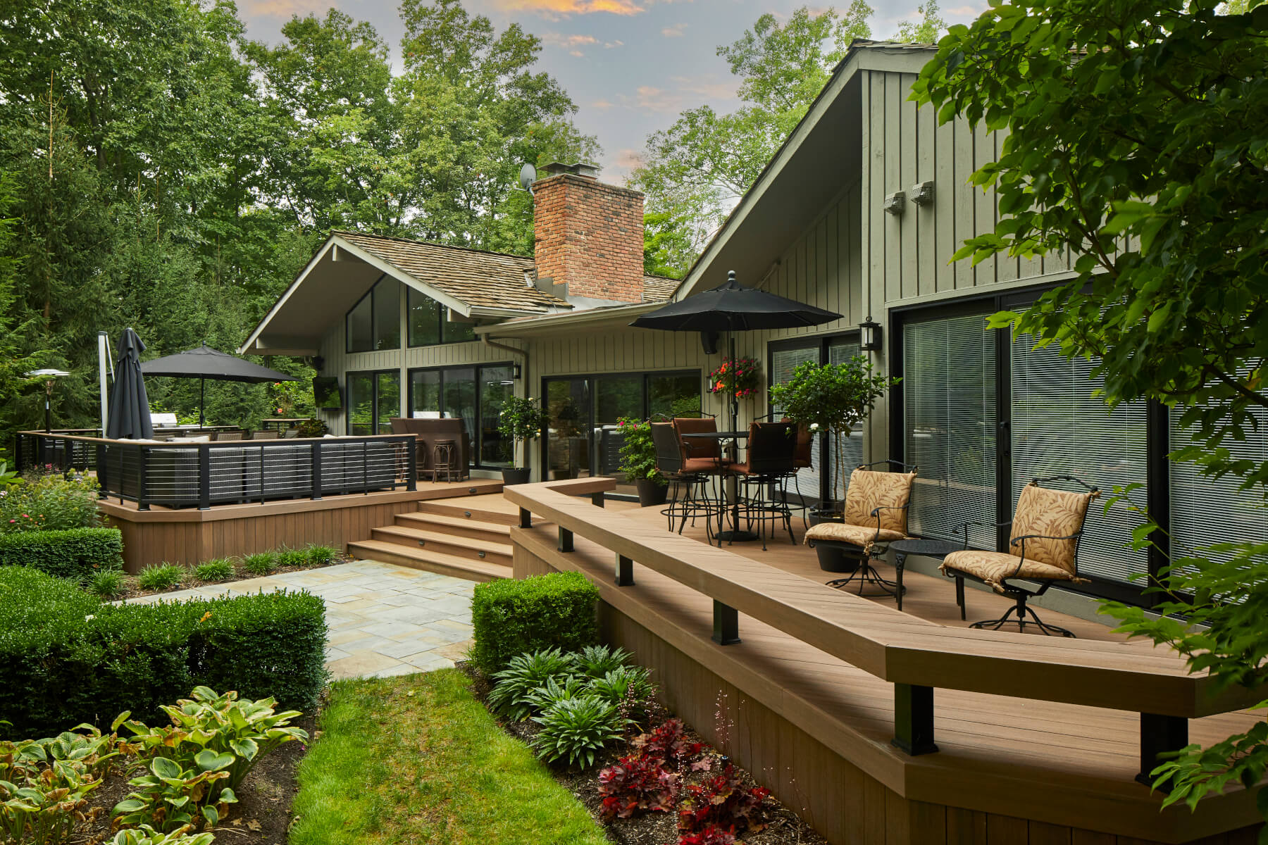 Elements Decking in English Walnut | Case Studies | Composite Prime