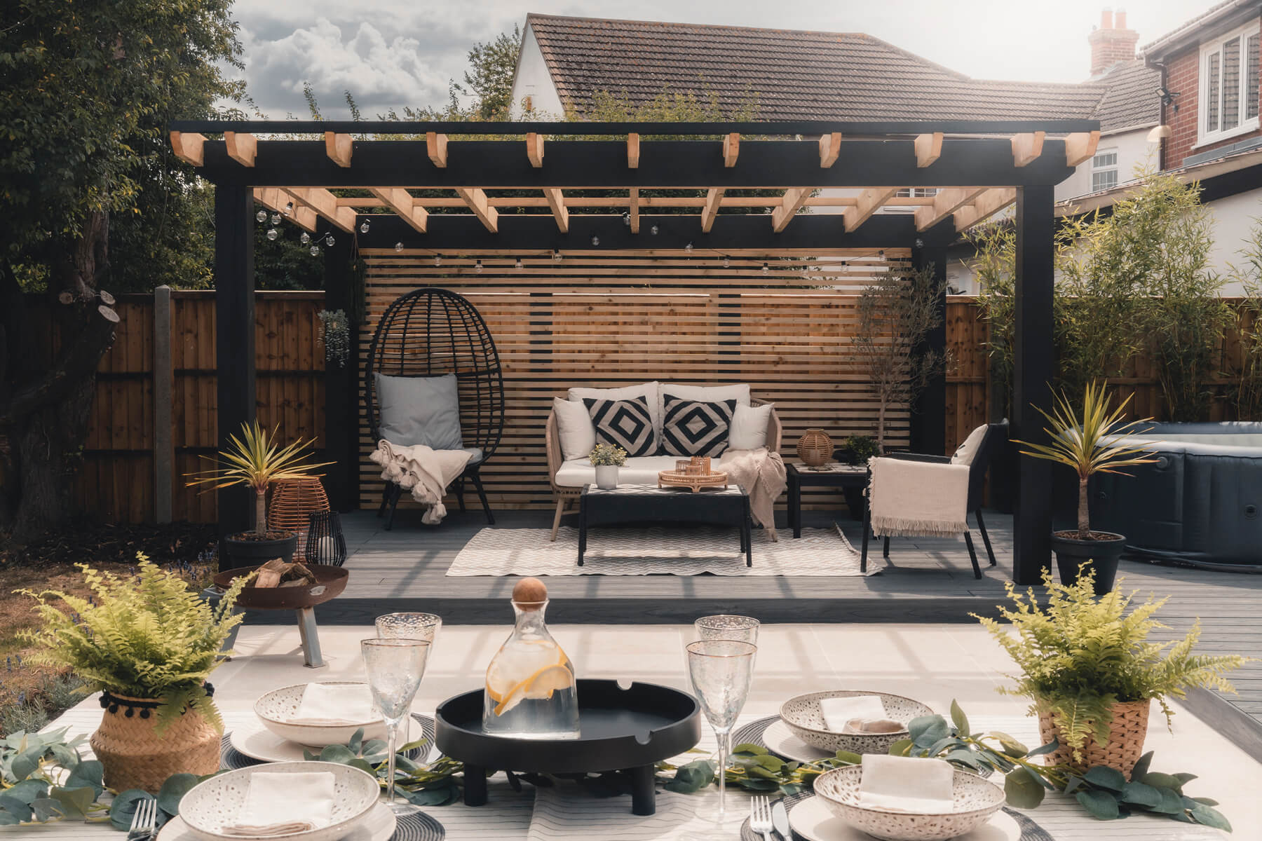 HD Deck Dual - Garden Design in Slate | Case Studies | Composite Prime